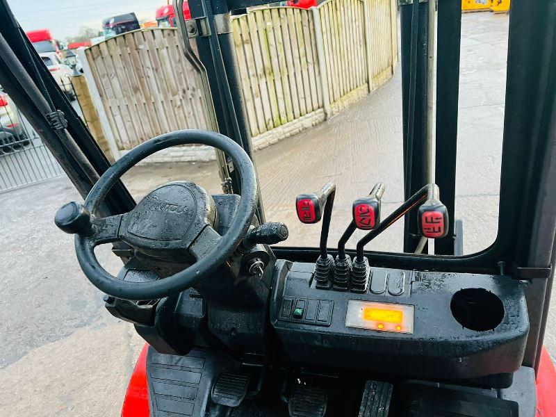 MANITOU MI30G CONTAINER SPEC FORKLIFT *YEAR 2013* C/W HYDRAULIC TURN ...