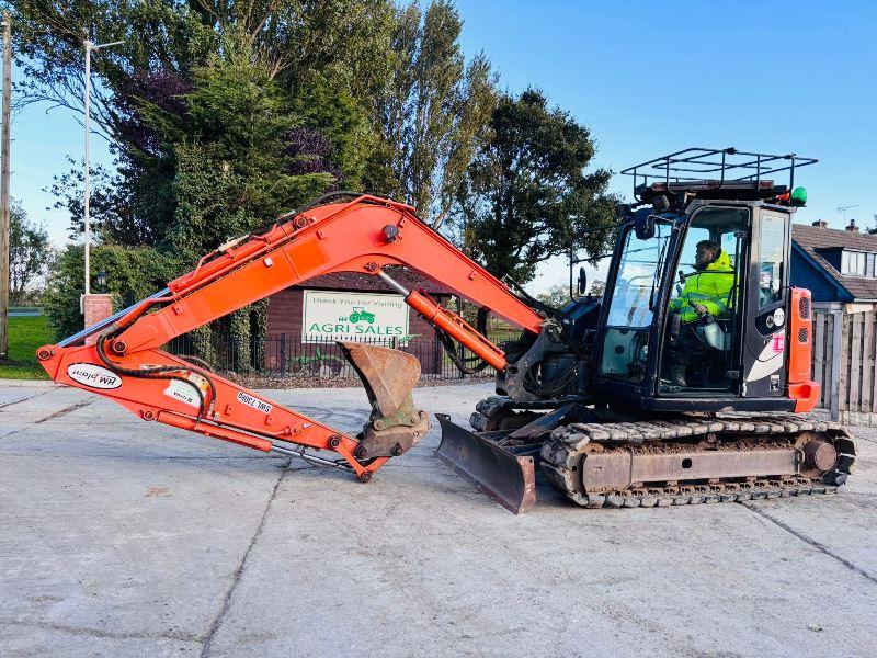 HITACHI ZAXIS ZX85 TRACKED EXCAVATOR *YEAR 2014* C/W QUICK HITCH *VIDEO*