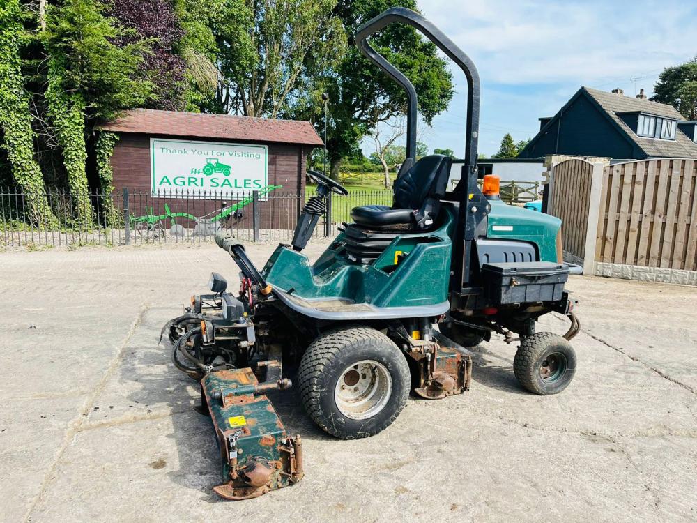 HAYTER LT324 4WD 3 GANG DIESEL MOWER C/W ROLE FRAME