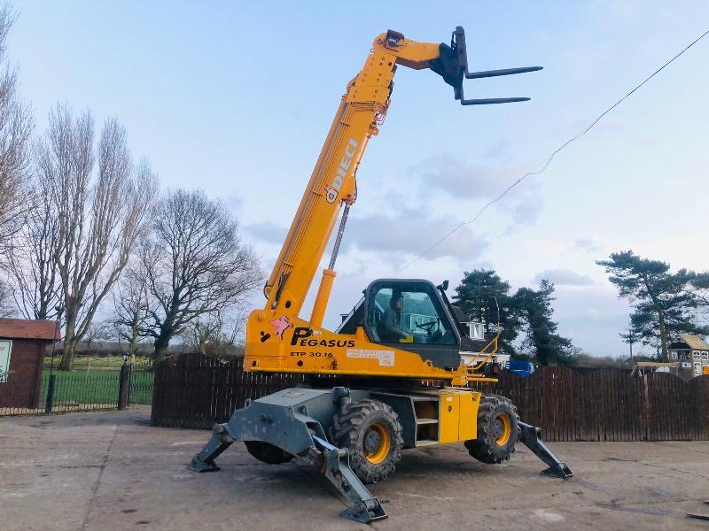 DIECI 30.16 TURBO ROTO TELEHANDLER * 16 METER REACH READING 3191 HOURS