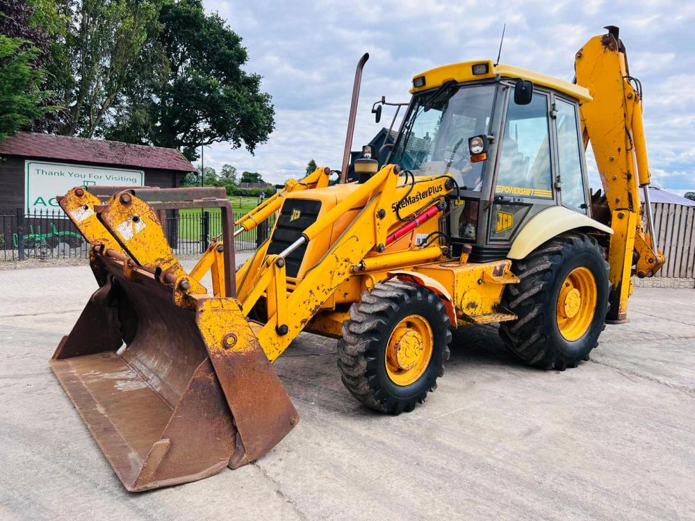JCB 3CX 4WD SITEMASTER BACKHOE DIGGER C/W POWER SHIFT & EXTENDING DIG ...