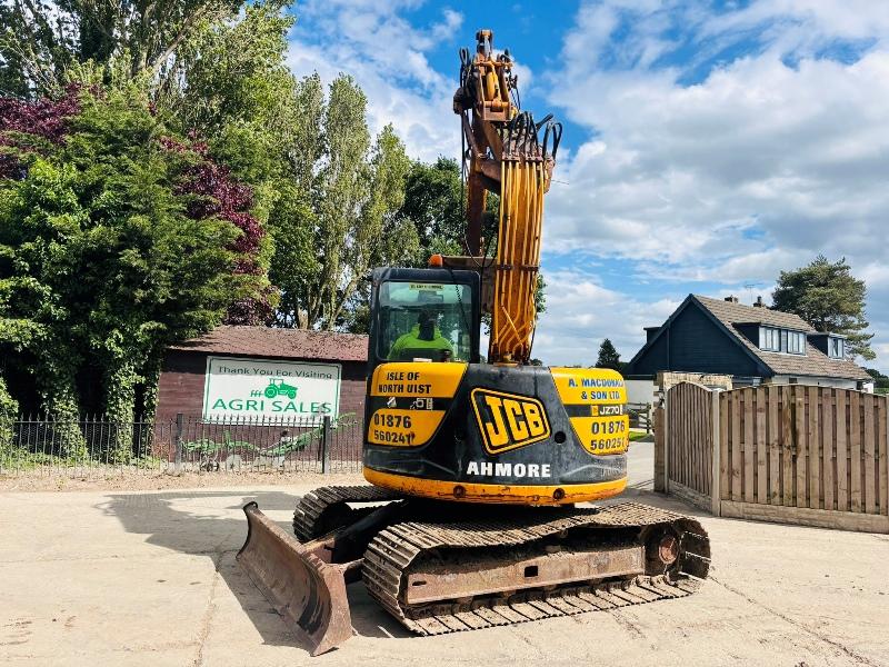 JCB JZ70 TRACKED EXCAVATOR *ZERO SWING* C/W QUICK HITCH *VIDEO*