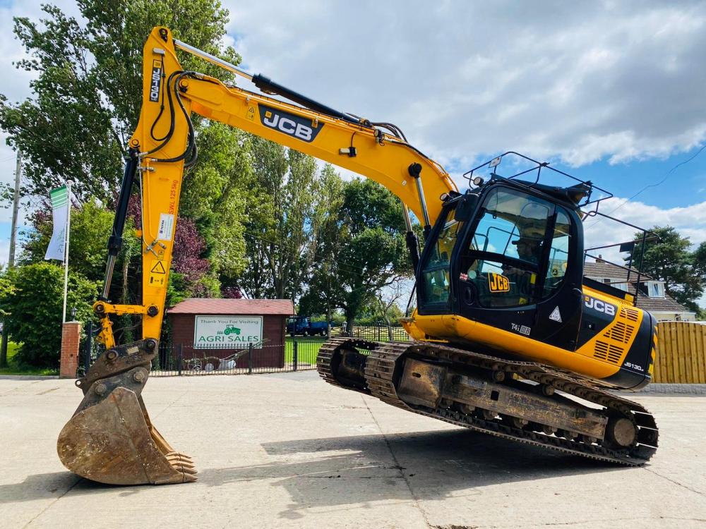 JCB JS130 TRACKED EXCAVATOR * YEAR 2014 , ONLY 6338 HOURS