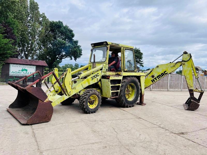 HYMAC 370C 4WD BACKHOE DIGGER C/W BUCKET'S & PALLET TINES