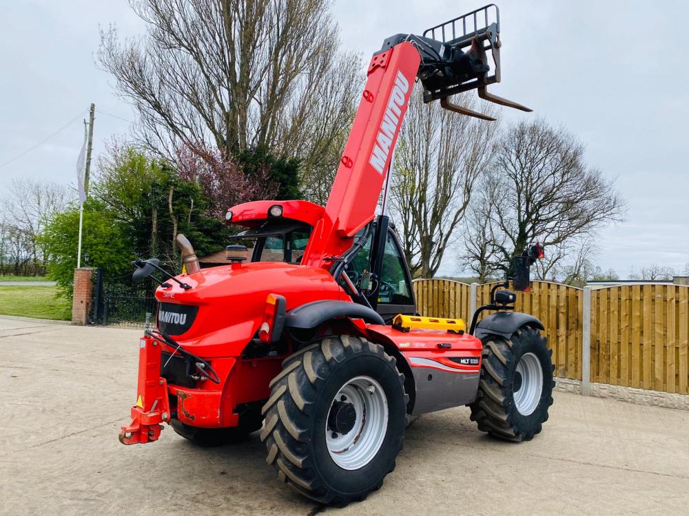 MANITOU MLT 629 TURBO TELEHANDLER * YEAR 2015 , AG-SPEC * C/W PICK UP HITCH