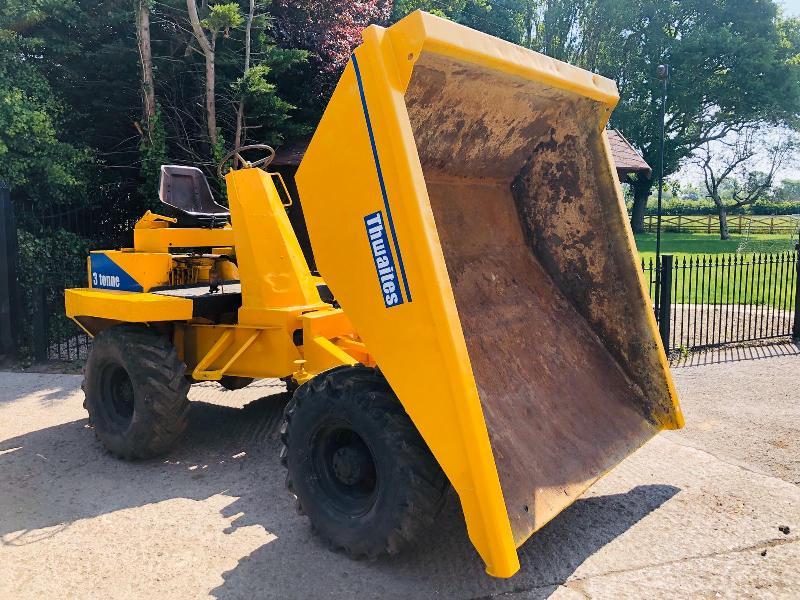 THWAITES 3 TON DUMPER C/W ELECTRIC START