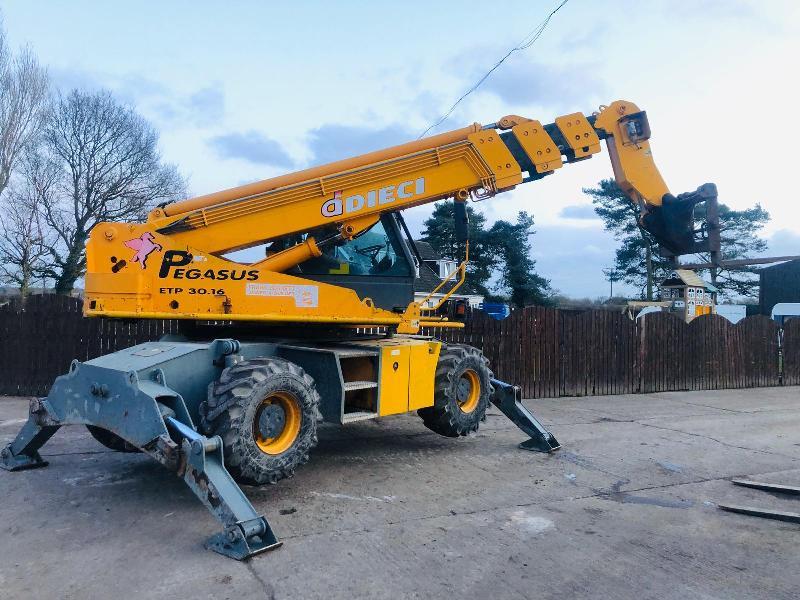 DIECI 30.16 TURBO ROTO TELEHANDLER * 16 METER REACH READING 3191 HOURS