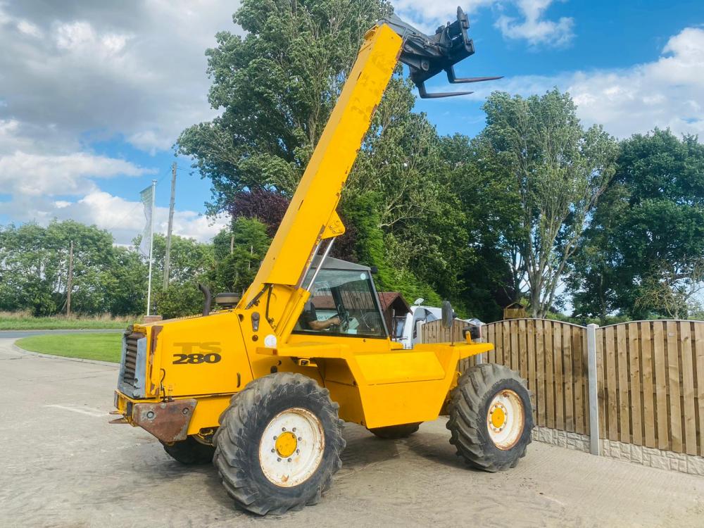 MATBRO TS280 4WD TELEHANDLER * 8117 HOURS * C/W JOYSTICK CONTROL