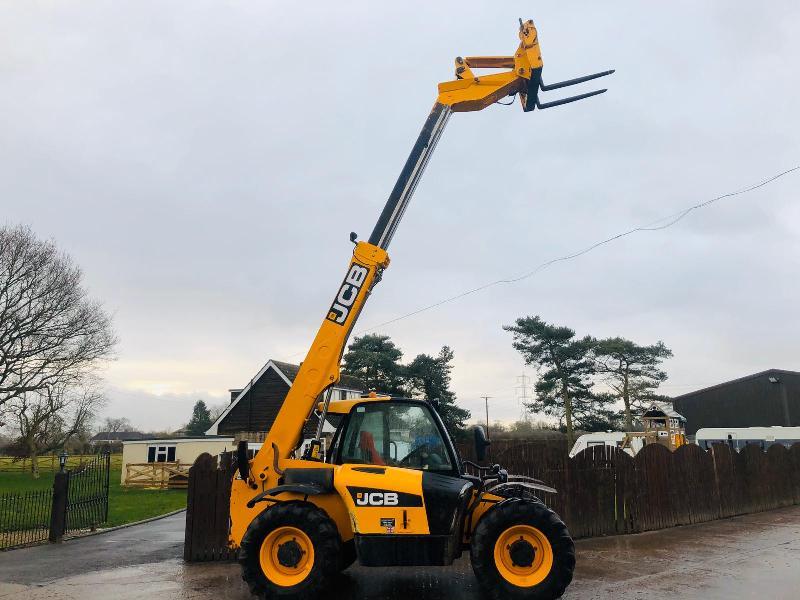 JCB 531-70 TELEHANDLER C/W PICK UP HITCH * YEAR 2012