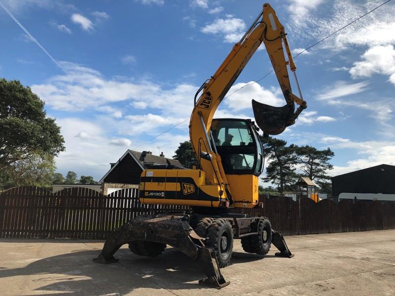 JCB JS130W HIGH RISED CAB WHEELED EXCAVATOR ( PLEASE SEE VIDEO )
