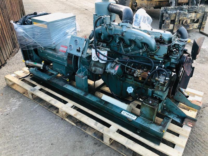 DAWSON-KEITH 63KVA GENERATOR C/W 6 CYLINDER IVECO DIESEL ENGINE