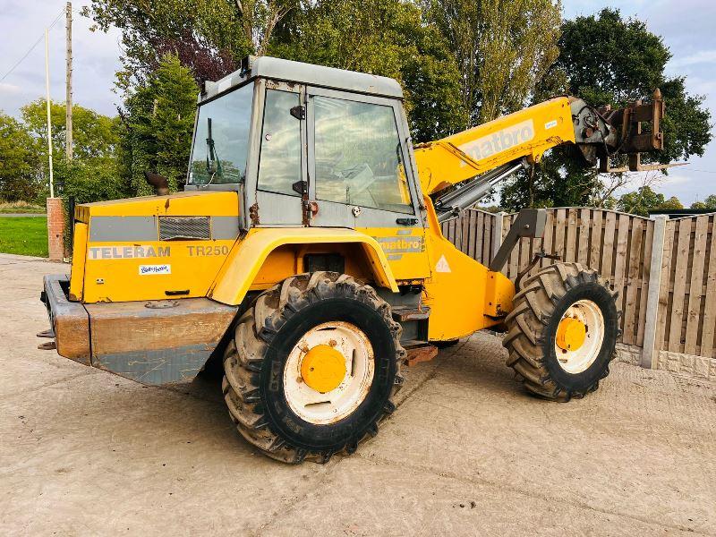 MATBRO TR250 4WD TELEHANDLER C/W PIN AND CONE HEAD STOCK