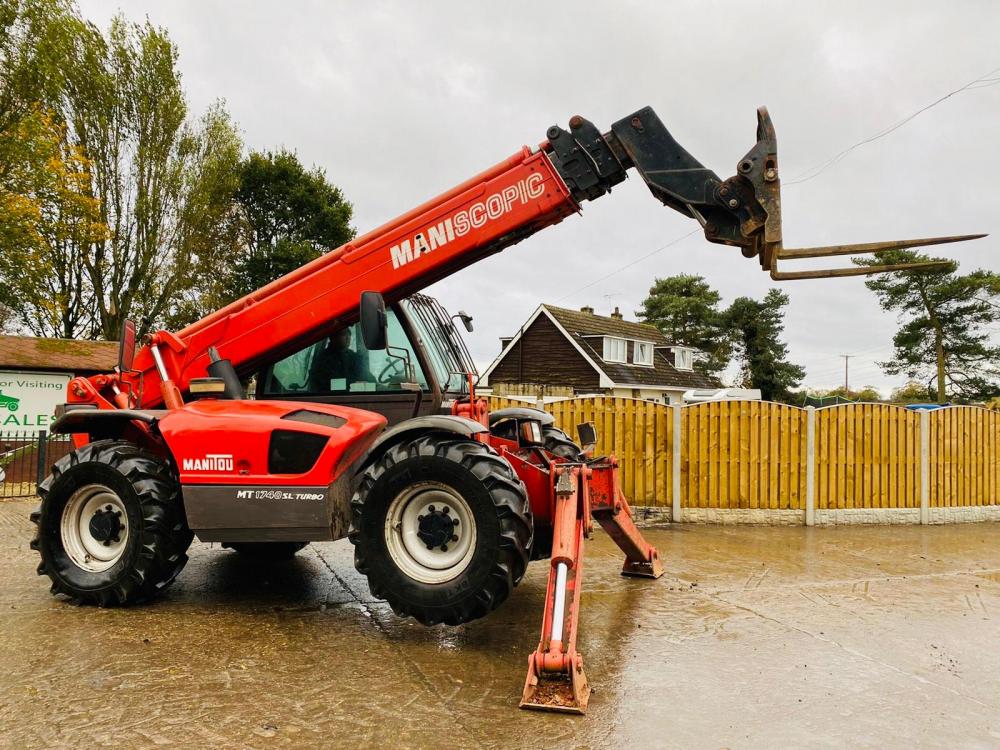 MANITOU MT1740LS TURBO TELEHANDLER * 17 METER * C/W JOYSTICK CONTROL