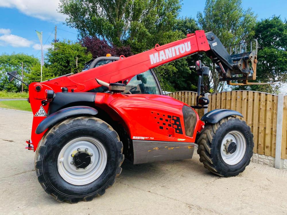 MANITOU MT732 EASY* 1 OWNER FROM NEW , YEAR 2018 , 7 METER RECH ONLY ...