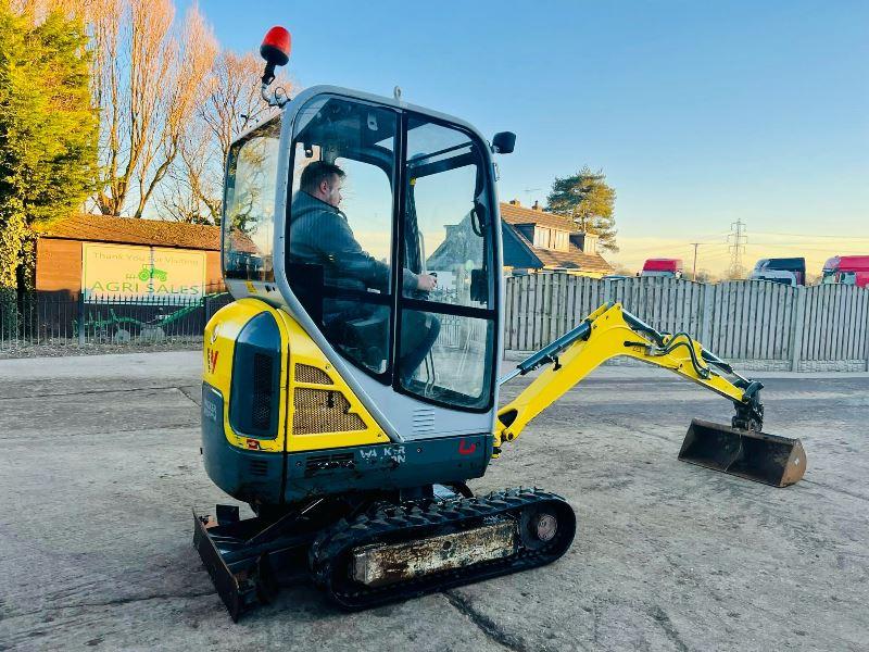 WACKER NEUSON ET16 EXCAVATOR *YEAR 2019, 2198 HOURS* C/W EXPANDING TRACKS *VIDEO*