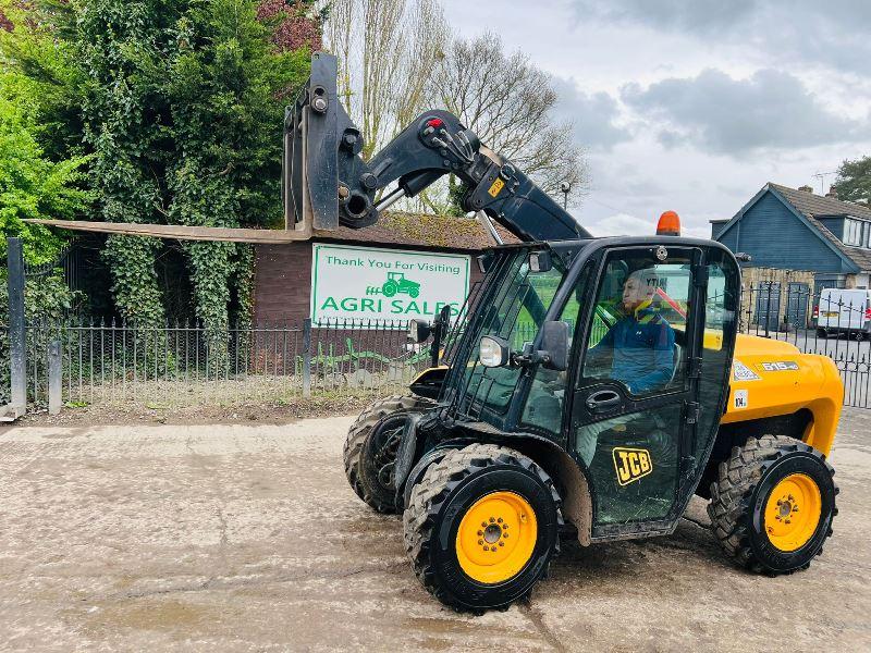 JCB 515-40 4WD TELEHANDLER *ROAD REGISTERED* C/W PALLET TINES *VIDEO*