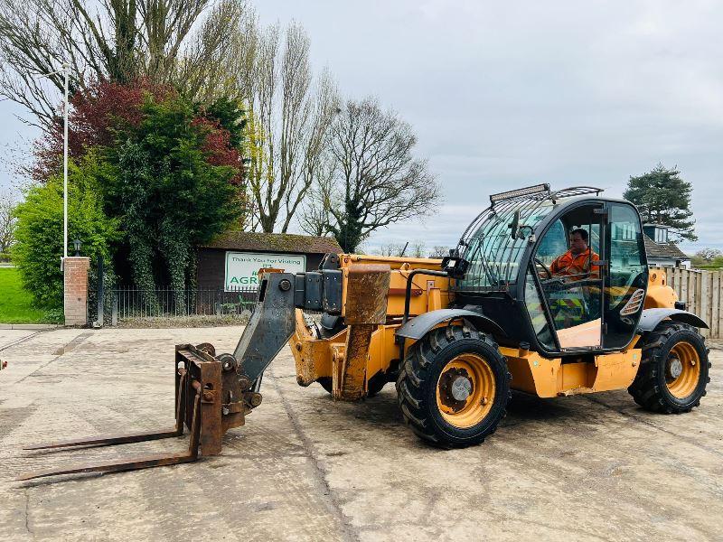 CASE TX170 4WD TELEHANDLER *17 METER REACH* C/W PALLET TINES *VIDEO*