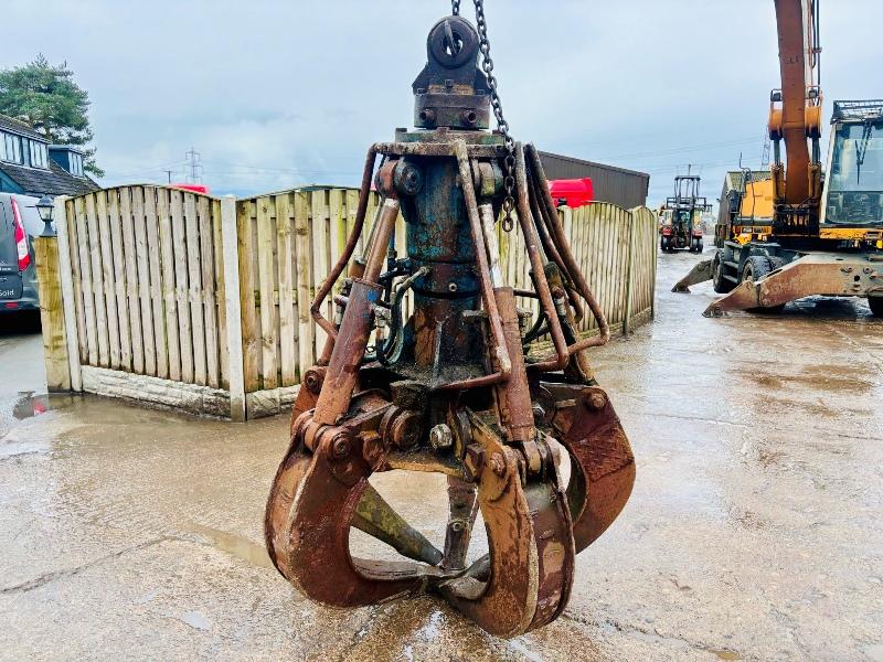 5 TINE ROTATING SCRAP GRAB TO SUIT SCRAP HANDLER *VIDEO*