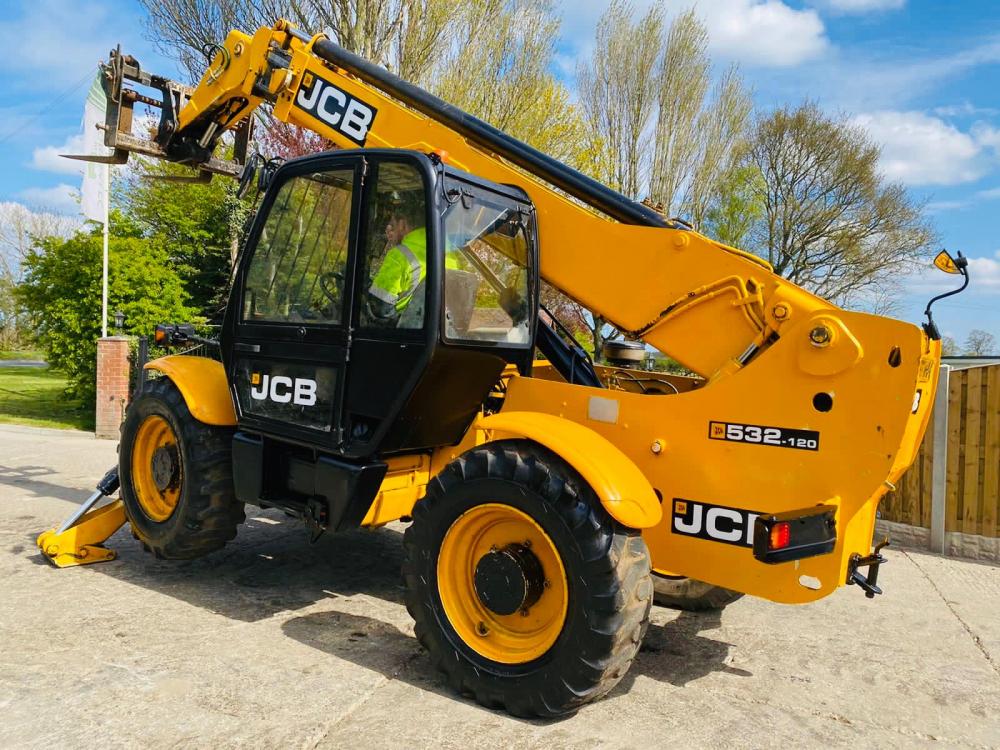 JCB 532-120 TELEHANDLER * 12 METER REACH C/W PALLET TINES