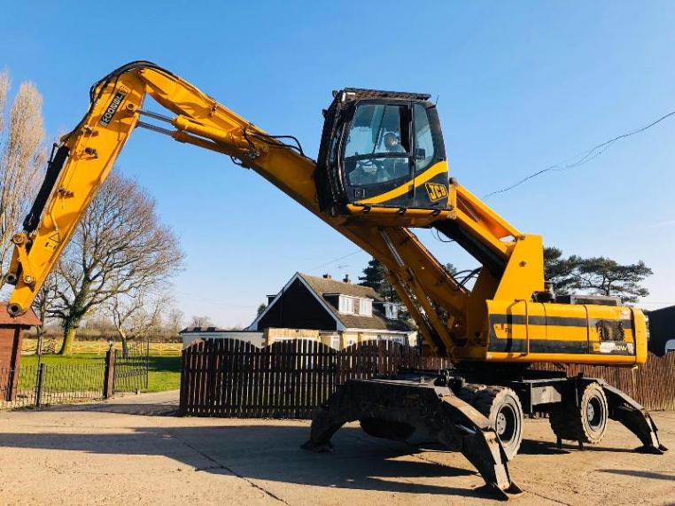 JCB JS200W MATERIAL HANDLER C/W HIGH RISING CAB * YEAR 2005