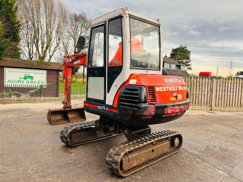 KUBOTA KX71-2 TRACKED EXCAVATOR C/W HIGH CLEARENCE *VIDEO*