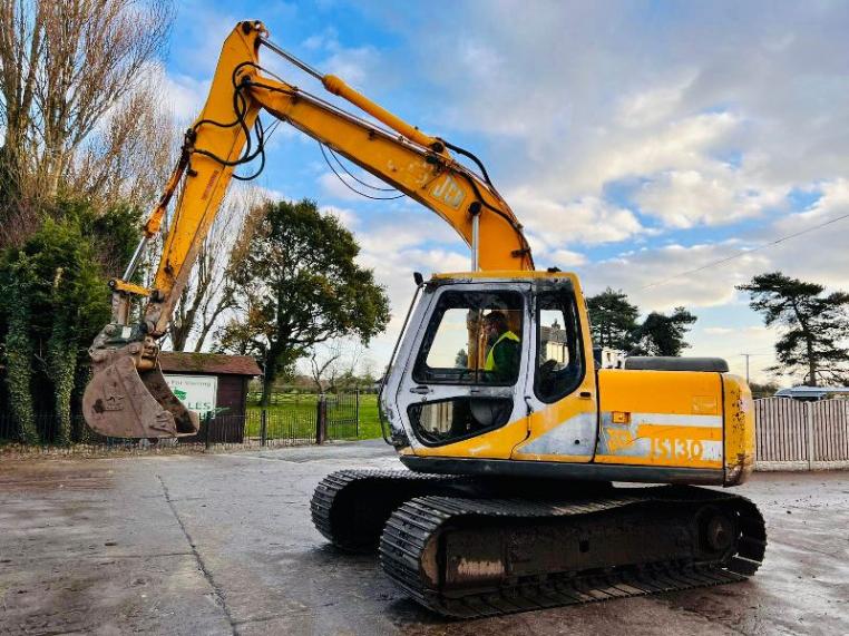 JCB JS130 TRACKED EXCAVATOR C/W QUICK HITCH