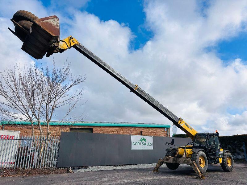 KOMATSU WH714 TURBO 14M REACH TELEHANDLER*VIDEO*