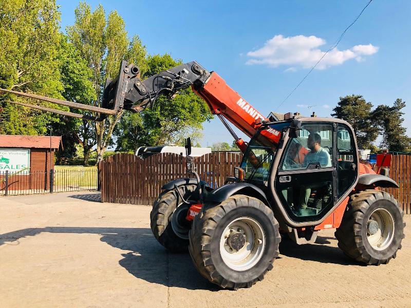 MANITOU MANI-SCOPIC MLT627 TURBO TELEHANDLER C/W PICK UP HITCH *PLEASE ...