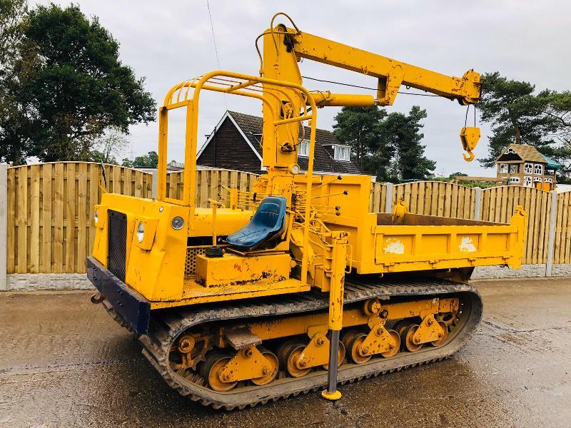 MOROOKA MST600 TRACKED DUMPER C/W CRANE