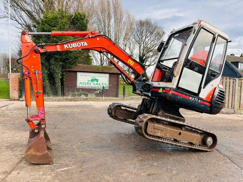 KUBOTA KX71-2 TRACKED EXCAVATOR C/W HIGH CLEARENCE *VIDEO*
