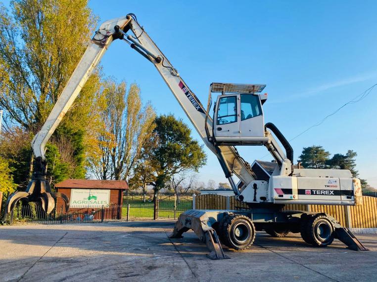 TEREX TM350 SCRAP HANDLER *YEAR 2008, 12977 HOURS* C/W ROTATING GRAB ...