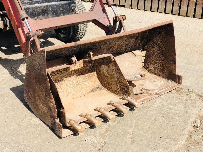 MASSEY FERGUSON 1010 TRACTOR C/W FRONT LOADER AND BACK ACTOR