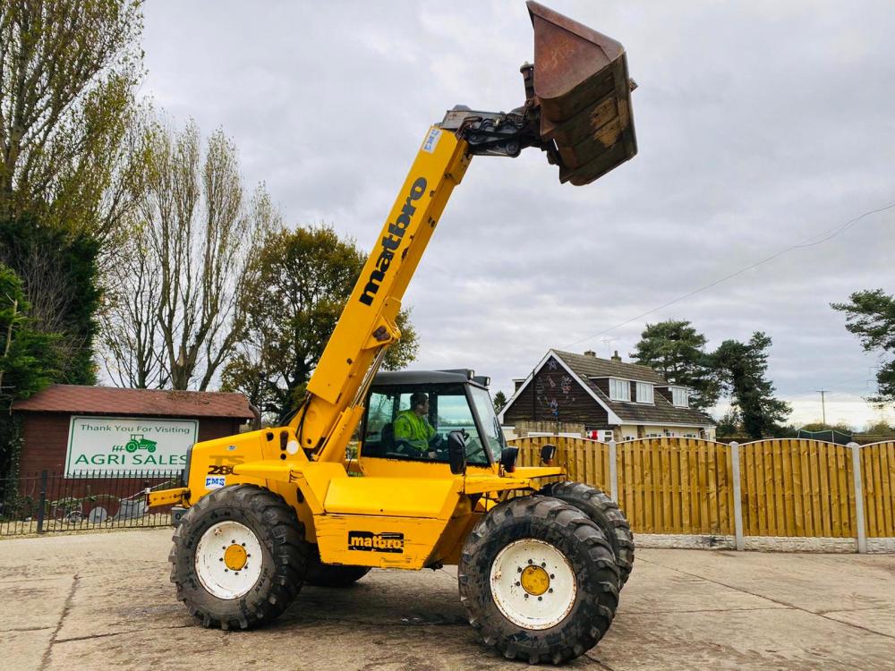 MATBRO TS280 TELEHANDLER C/W PUH , PIN & CONE HEAD STOCK , PALLET TINES ...