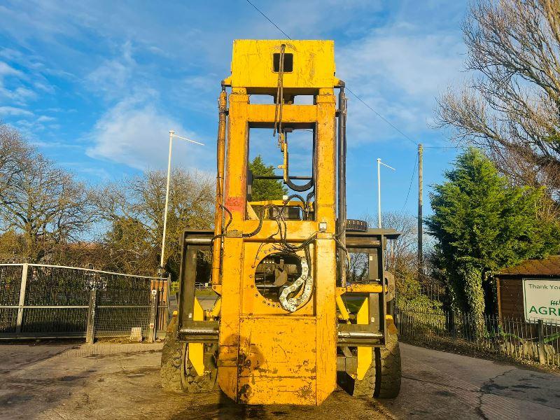 SMV SL16-1200A HIGH RISE CABIN FORKLIFT C/W ROTATING HEAD STOCK & PIPE ...