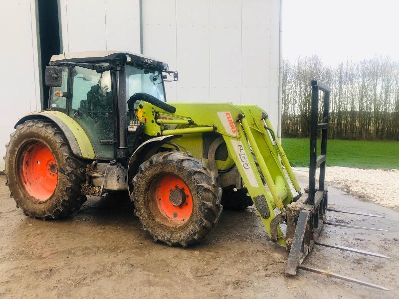 CLAAS 340 AXOS 4WD TRACTOR C/W CLAAS FL100 LOADER * YEAR 2010