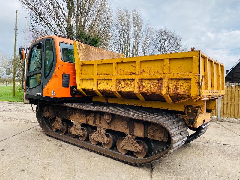 MOROOKA MST1500 TRACKED DUMPER C/W CABIN & HYDRAULIC STRAIGHT TIP