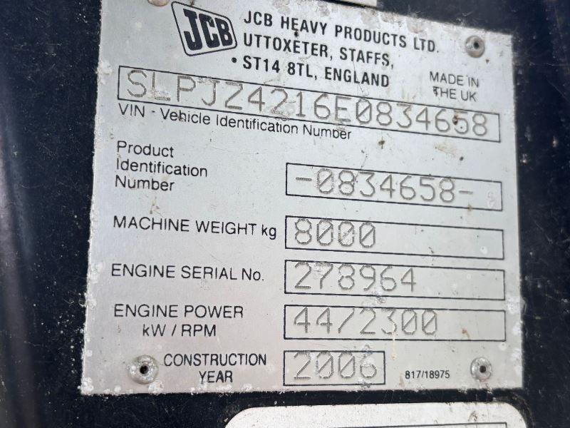 JCB JZ70 TRACKED EXCAVATOR *ZERO SWING* C/W QUICK HITCH *VIDEO*