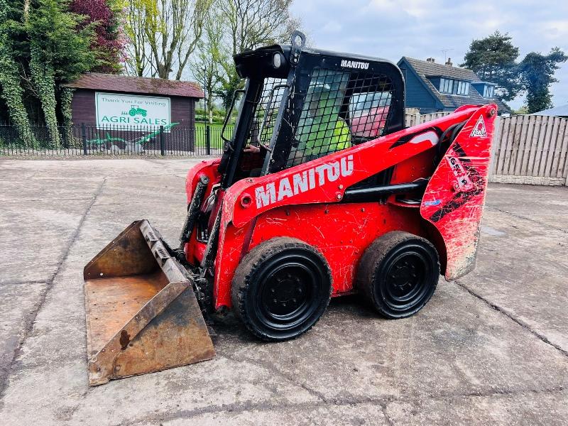 MANITOU 1650R 4WD SKIDSTEER * YEAR 2020 ,1264 HOURS * C/W BUCKET *VIDEO*