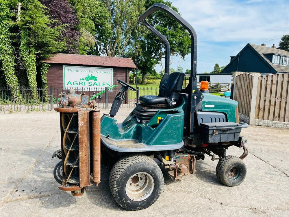HAYTER LT324 4WD 3 GANG DIESEL MOWER C/W ROLE FRAME