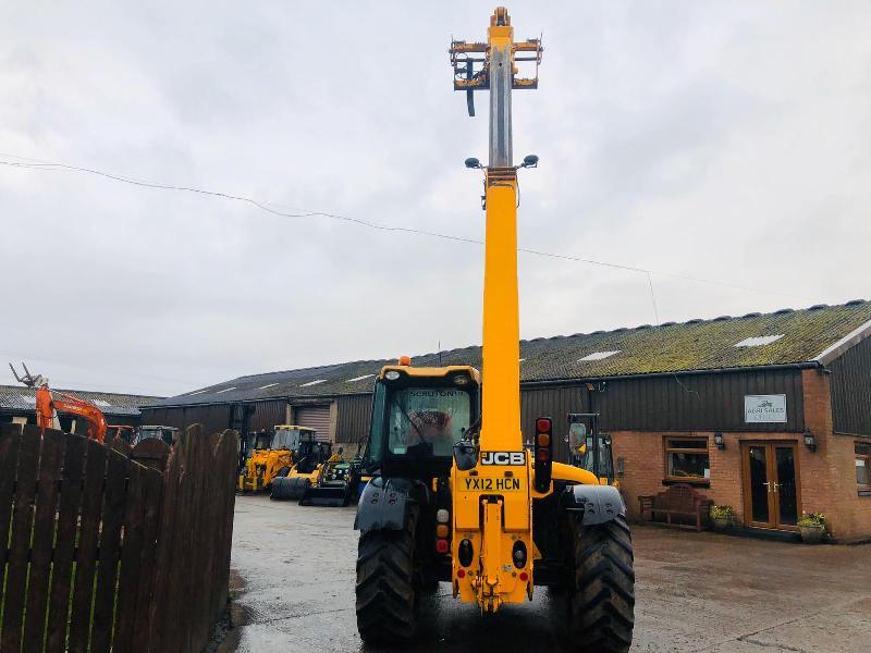 JCB 531-70 TELEHANDLER C/W PICK UP HITCH * YEAR 2012