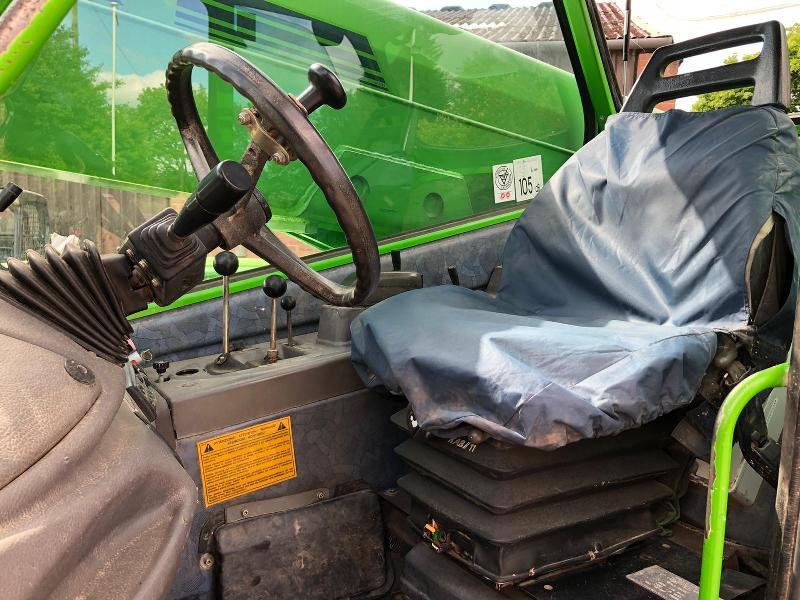 MERLO P40. 14-K TELEHANDLER C/W JOYSTICK CONTROL OPERATED MAN BASKET ...