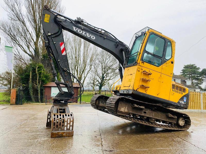 VOLVO EC140 TRACKED EXCAVATOR *YEAR 2007* C/W HIGH RISED CABIN