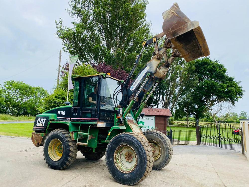 CATERPILLAR IT14G 4WD LOADING SHOVEL C/W BUCKET