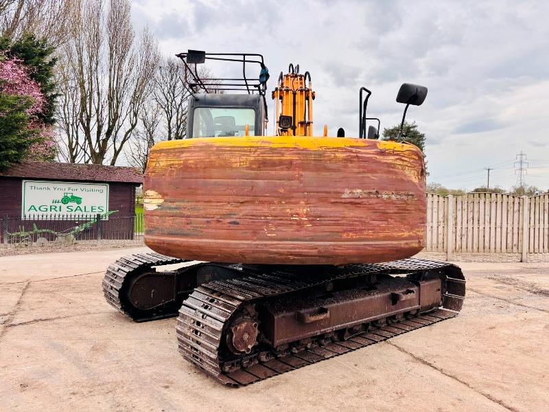 JCB JS160 TRACKED EXCAVATOR * YEAR 2006, PIPPED FOR SELECTOR GRAB* VIDEO