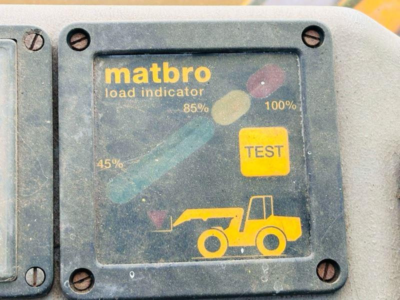 MATBRO TR250 4WD TELEHANDLER C/W PERKINS ENGINE (SPARE & REPAIRS) *VIDEO*