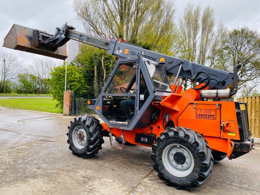 FDI SAMBRON T3065 4WD TELEHANDLER *ONLY 7507 HOURS* C/W BUCKET