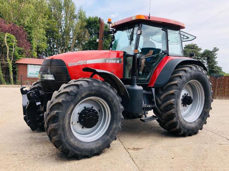 CASE MXM190 4WD TRACTOR C/W FRONT LINKAGE & PTO