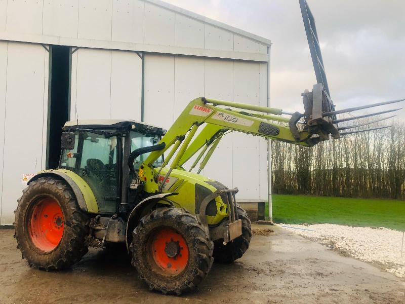 CLAAS 340 AXOS 4WD TRACTOR C/W CLAAS FL100 LOADER * YEAR 2010