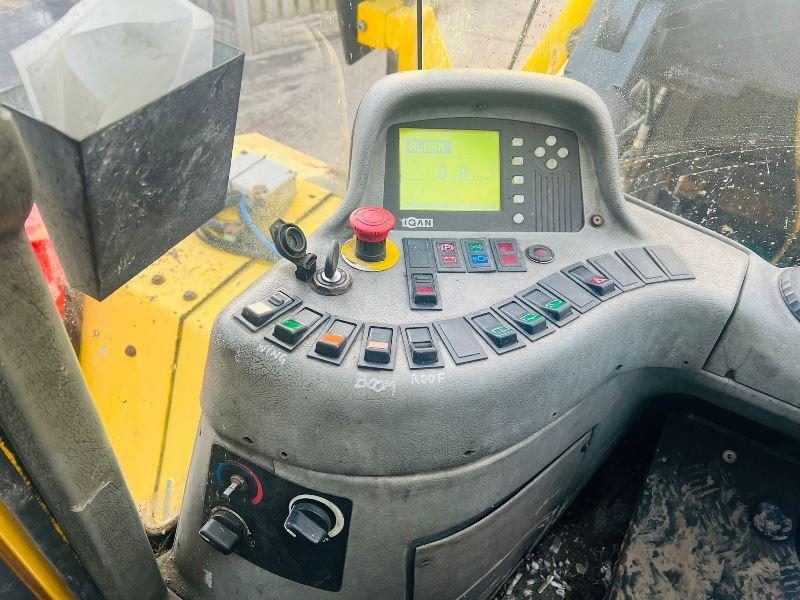 SMV SL16-1200A HIGH RISE CABIN FORKLIFT C/W ROTATING HEAD STOCK & PIPE ...