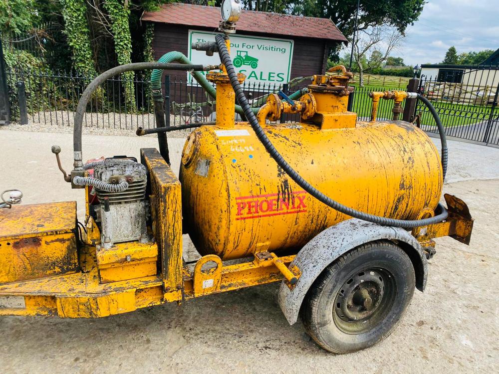 PHEONIX SINGLE AXLE TAR PUMP * YEAR 2007 * C/W ROBIN ENGINE